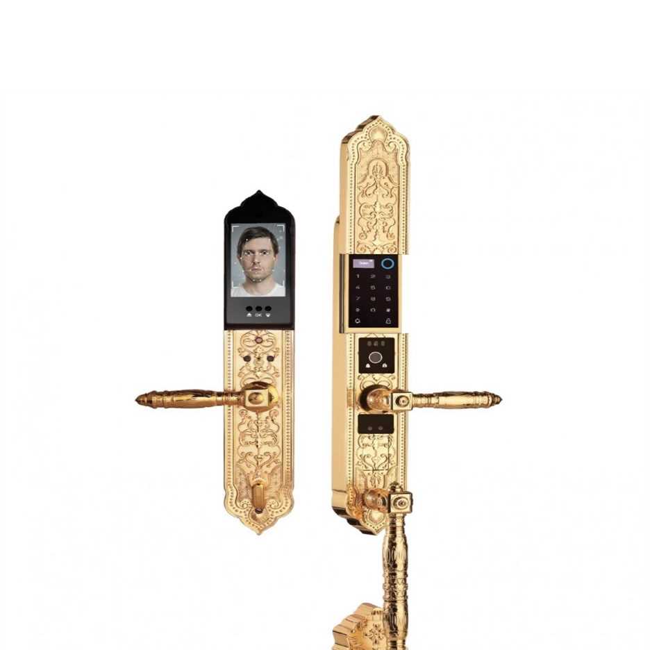 Khóa cửa vân tay Demax SL988 GB Brass chính hãng giá tốt