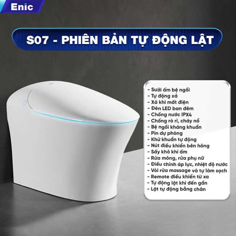 Bồn cầu thông minh Enic SMART S07 Chính hãng, giá tốt nhất
