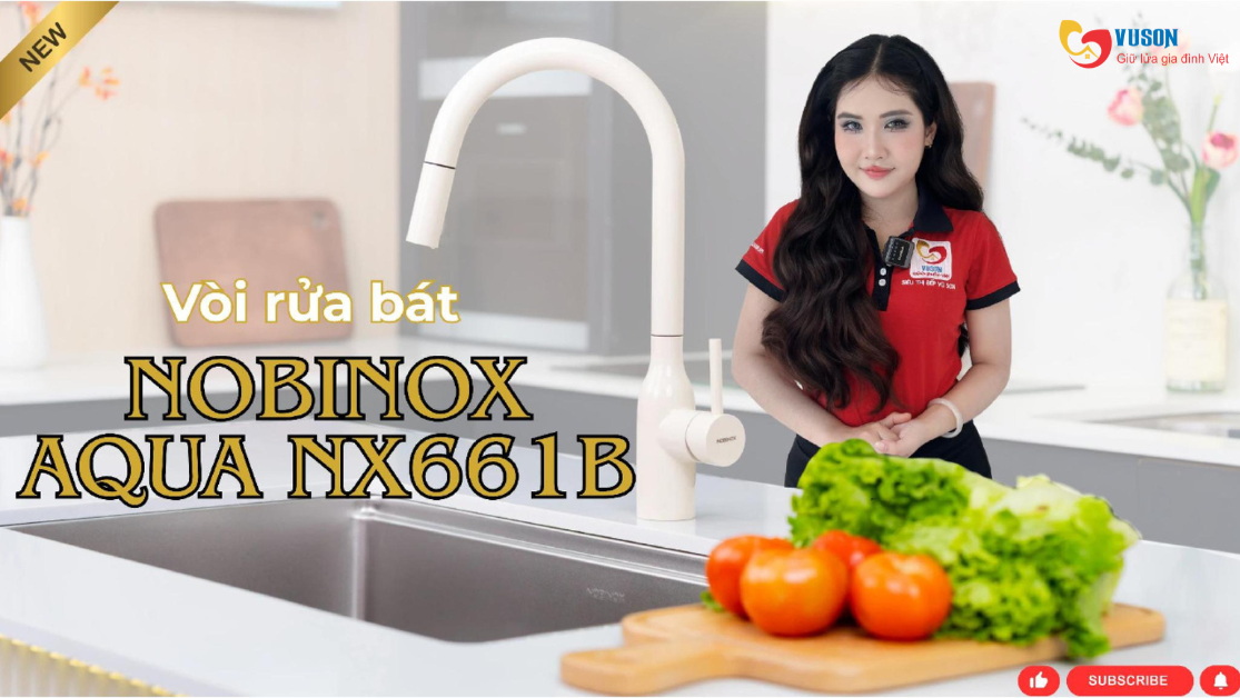 Review Vòi Rửa Bát Nobinox Aqua NX661B: Có Đáng Mua?